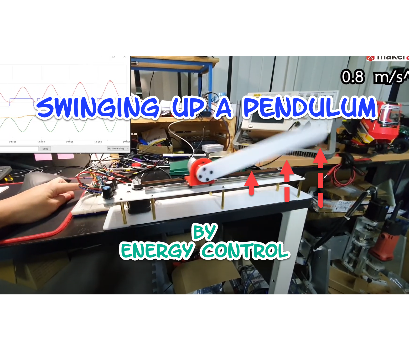 Control System - Linear Inverted Pendulum Experiment System - Maker Asia